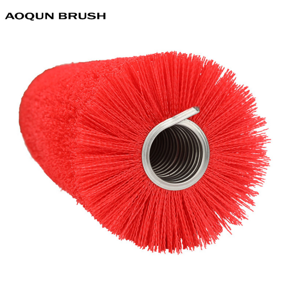 Industrial Nylon Round Polishing Cleaning Roller Brush Strip Cylindric ...